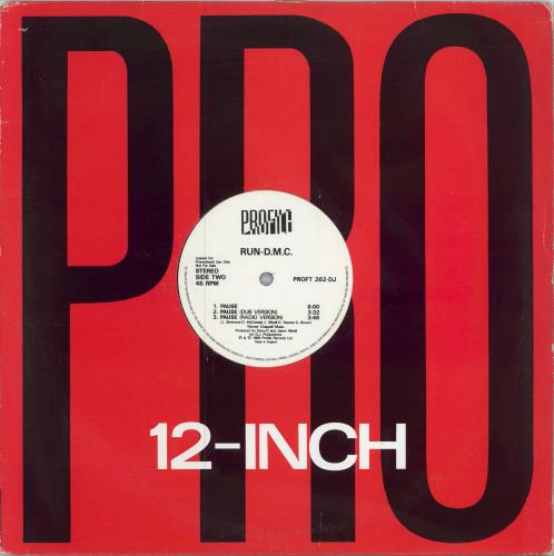 Run DMC Ghostbusters UK Promo 12" vinyl single (12 inch record / Maxi-single) (785476)