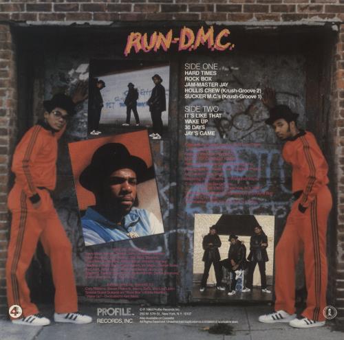 Run DMC Run-D.M.C. UK vinyl LP album (LP record) (862168)