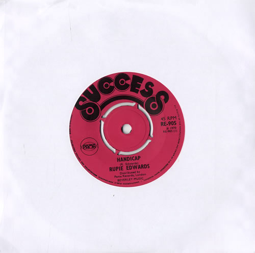 Rupie Edwards Handicap UK 7" vinyl single (7 inch record / 45) (562887)