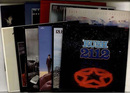 Rush 1974-1987 Albums UK vinyl LP album (LP record) (695531)