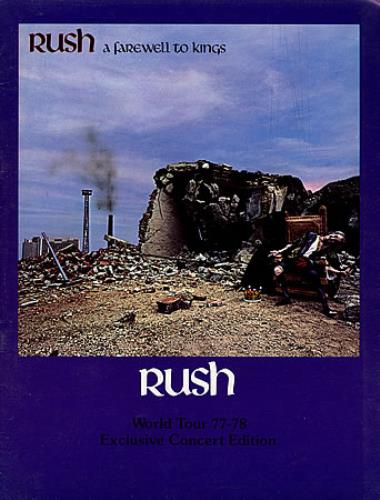 Rush A Farewell To Kings UK tour programme (75171) CONCERT PROGRAMME