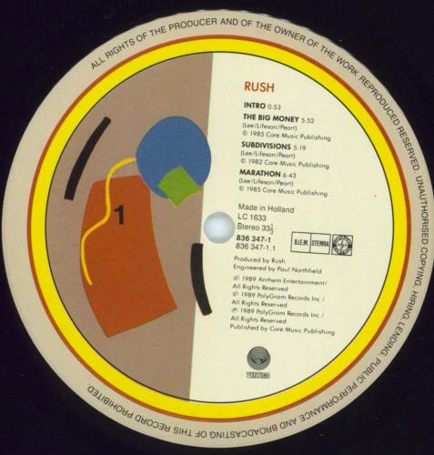 Rush A Show Of Hands - EX Dutch 2-LP vinyl record set (Double LP Album) (798600)