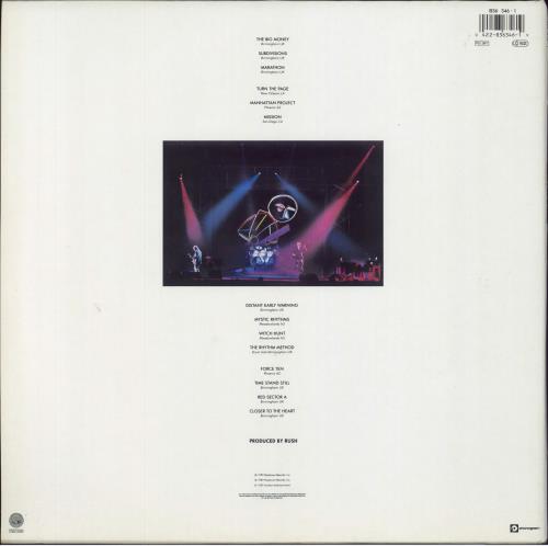 Rush A Show Of Hands - EX Dutch 2-LP vinyl record set (Double LP Album) (798600)