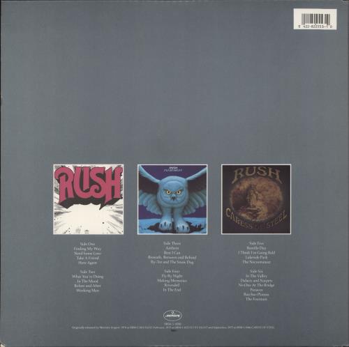 Rush Archives - Barcoded Sleeve US 3-LP vinyl record set (Triple LP ...