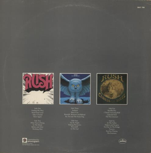 Rush Archives - VG UK 3-LP vinyl record set (Triple LP Album) (778351)