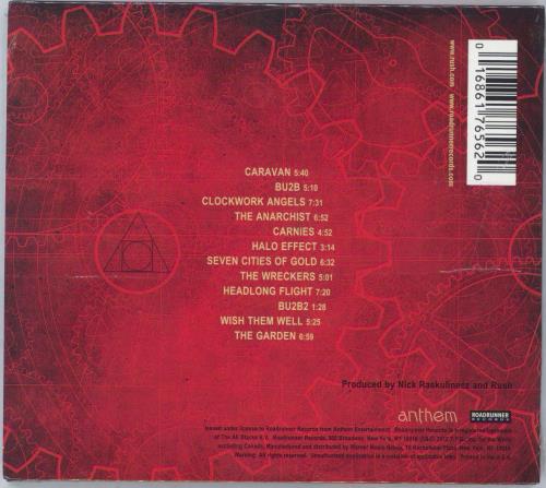 Rush Clockwork Angels - Sealed US CD album (CDLP) (797672)