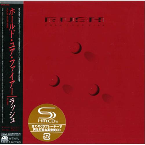 Rush Hold Your Fire Japanese SHM CD (467185)