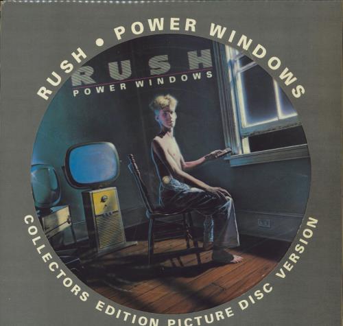 Rush Power Windows - EX UK picture disc LP (vinyl picture disc album ...