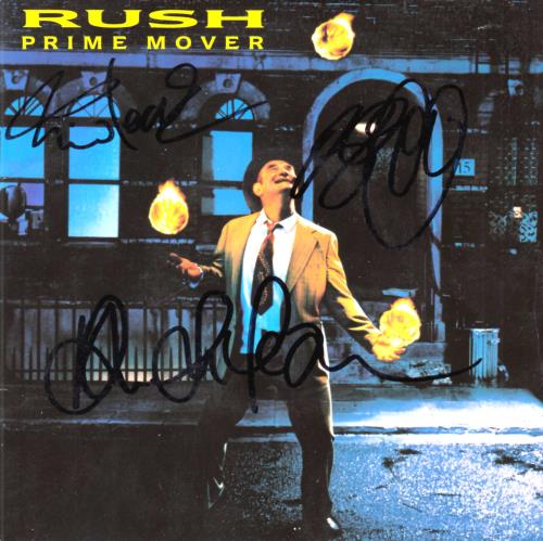 Rush Prime Mover - Autographed UK 7" vinyl single (7 inch record / 45 ...