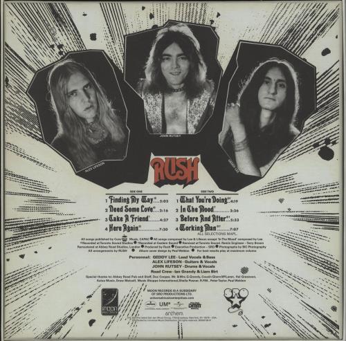 Rush Rush - Open UK Vinyl Box Set (755751)