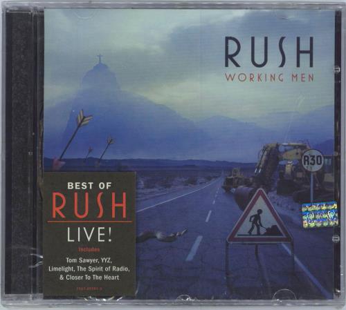 Rush Working Men - Sealed Argentinean CD album (CDLP) (797677)