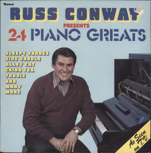 Russ Conway 24 Piano Greats UK vinyl LP album (LP record) (712681)