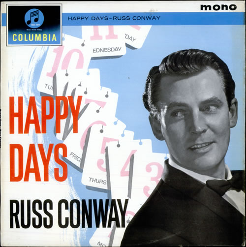 Russ Conway Happy Days UK vinyl LP album (LP record) (512400)