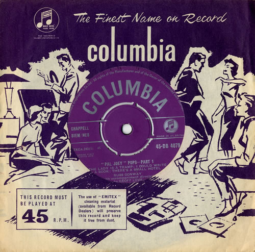 Russ Conway Pal Joey Pops UK 7" vinyl single (7 inch record / 45) (552891)