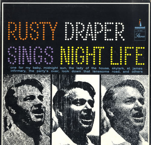 Rusty Draper Sings Night Life US vinyl LP album (LP record) (550125)