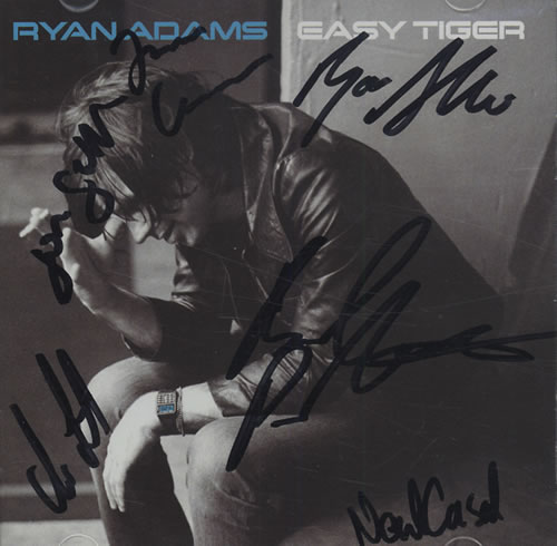 Ryan Adams Easy Tiger - Fully Autographed US CD album (CDLP) (429791)