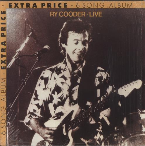 Ry Cooder Live-shrink German vinyl LP album (LP record) (793992)