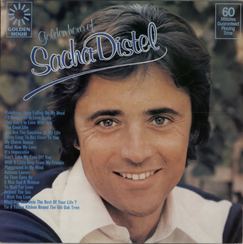 Sacha Distel Golden Hour Of UK vinyl LP album (LP record) (587804)