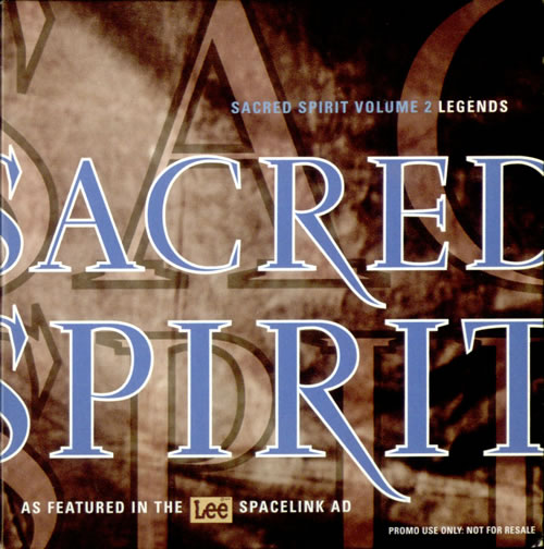 Sacred Spirit Legends UK Promo CD single (CD5 / 5") (278322)