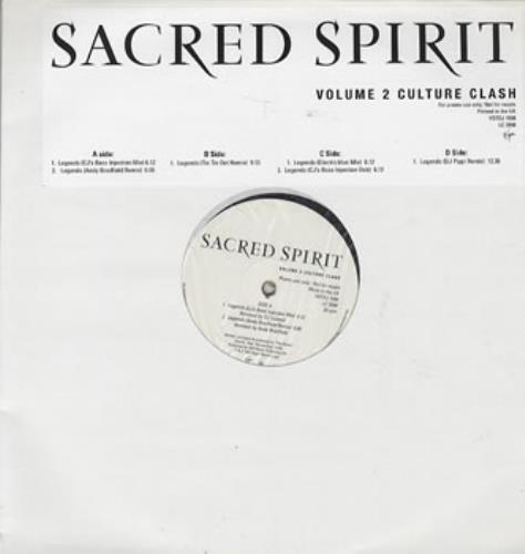 Sacred Spirit Volume 2 Culture Lash - Double Pack UK Promo 12" vinyl ...