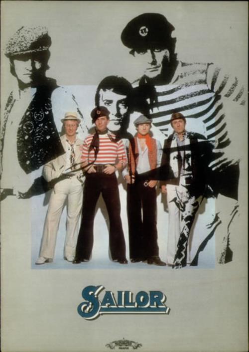 Sailor 1976 Tour UK tour programme (549421) TOUR PERSONEL