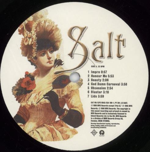 Salt Auscultate UK vinyl LP album (LP record) (881375)
