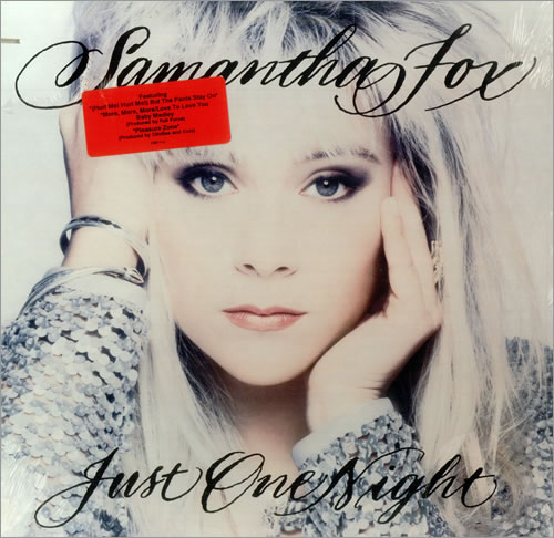 Samantha Fox Just One Night - Sealed US vinyl LP album (LP record) (450093)