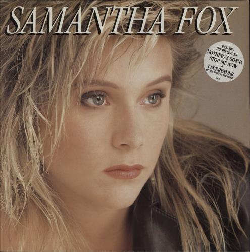 Samantha Fox Samantha Fox UK vinyl LP album (LP record) (76704)