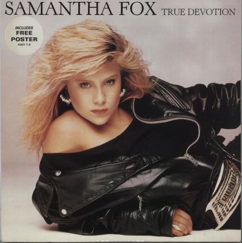 Samantha Fox True Devotion + Poster UK 12" vinyl single (12 inch record ...