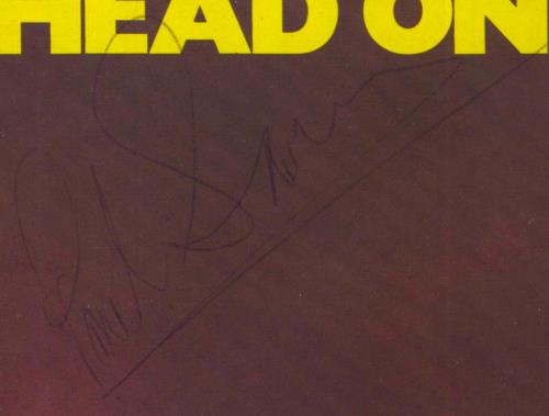 Samson Head On - Fully Autographed UK vinyl LP album (LP record) (803221)