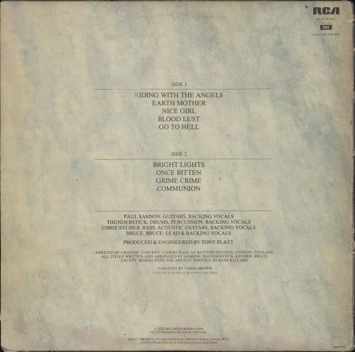 Samson Shock Tactics - Original - VG UK vinyl LP album (LP record) (790046)