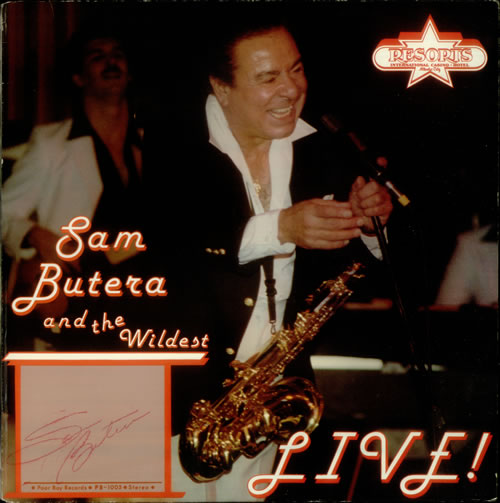 Sam Butera Live! - Autographed US vinyl LP album (LP record) (545799)