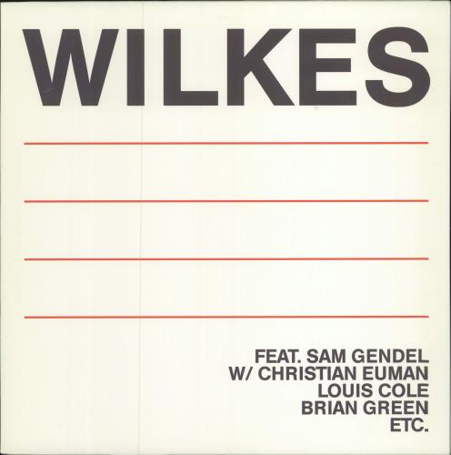 Sam Wilkes Wilkes US vinyl LP album (LP record) (787856)