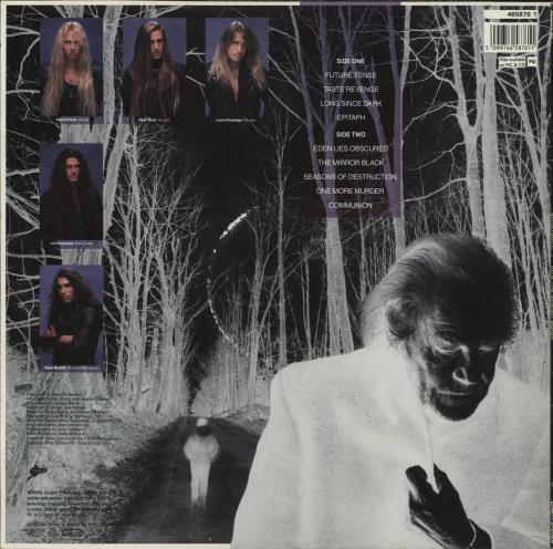 Sanctuary Into The Mirror Black - EX UK vinyl LP album (LP record) (839746)