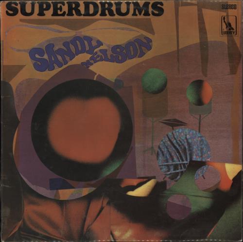 Sandy Nelson Superdrums! UK vinyl LP album (LP record) (732124)