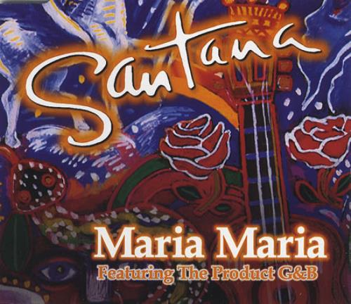 Santana Maria Maria UK Promo CD single (CD5 / 5") (157850)