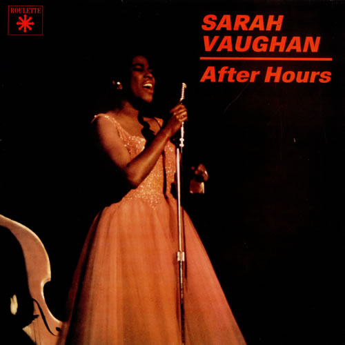 Sarah Vaughan After Hours UK vinyl LP album (LP record) (492768)