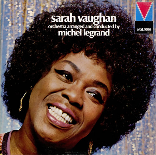 Sarah Vaughan Sarah Vaughan & Michel Legrand UK vinyl LP album (LP record) (474970)