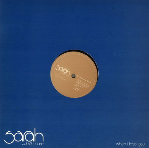 Sarah Whatmore When I Lost You European 12" vinyl single (12 inch ...