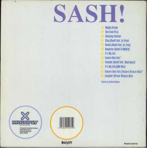 Sash! It's My Life The Album UK 2-LP vinyl record set (Double LP Album ...