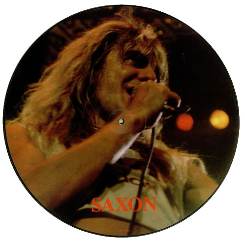 Saxon Interview Picture Disc UK picture disc LP (vinyl picture disc ...