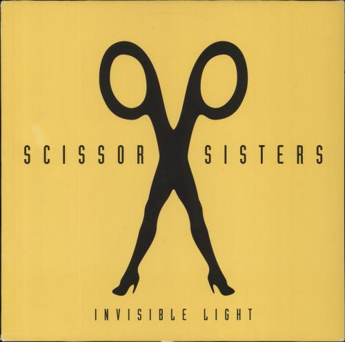 Scissor Sisters Invisible Light - Yellow vinyl UK 12" vinyl single (12 ...
