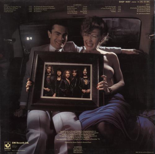 Scorpions Lovedrive - 2nd UK vinyl LP album (LP record) (781221)