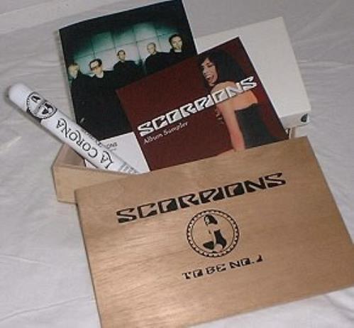 Scorpions To Be No.1 UK Promo box set (161428)