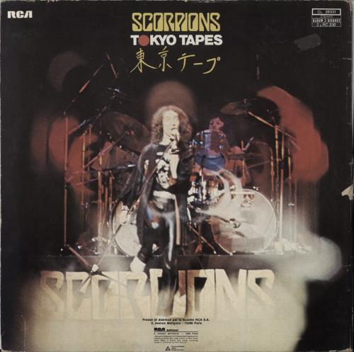 Scorpions Tokyo Tapes - VG/EX French 2-LP vinyl record set (Double LP ...