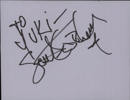 Scott Gorham Page From An Autograph Book UK memorabilia (602895) AUTOGRAPH