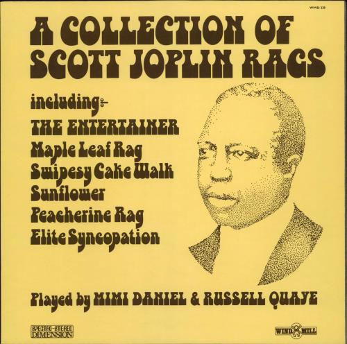 Scott Joplin A Collection Of Scott Joplin Rags UK vinyl LP album (LP ...