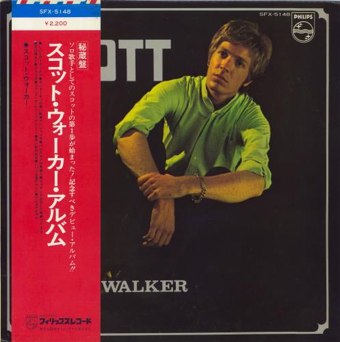 Scott Walker Scott Japanese vinyl LP album (LP record) (803936)