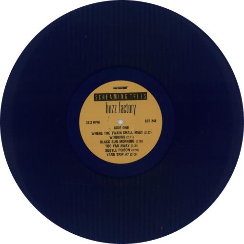 Screaming Trees Buzz Factory - Blue Vinyl US vinyl LP album (LP record ...