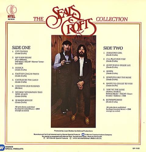 Seals & Crofts Seals & Crofts Collection US vinyl LP album (LP record ...